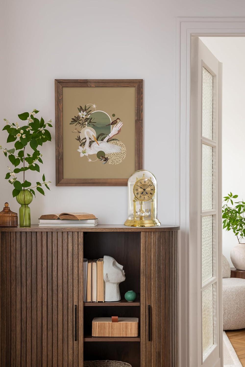 Bulova Tristan I Desk and Table Clock | Model B8818 | Polished Brass ...